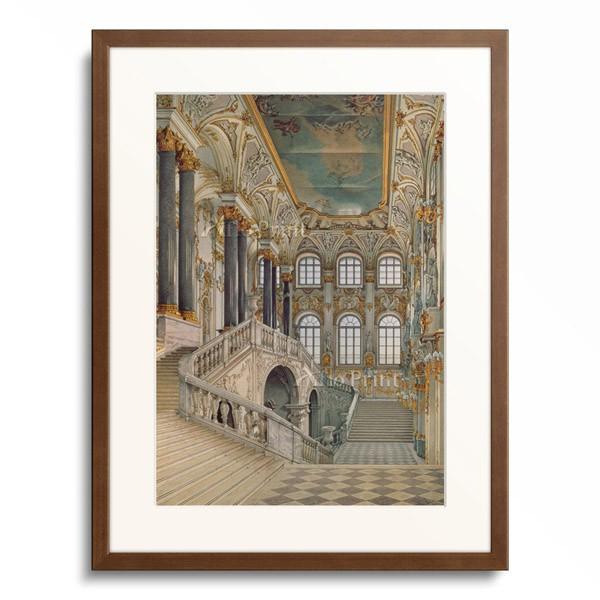 Artist: Ukhtomsky, Konstantin,1818-1881 Imagetitle: Treppenhaus im Winterpalast von St. Petersburg. Location: St. Peters...