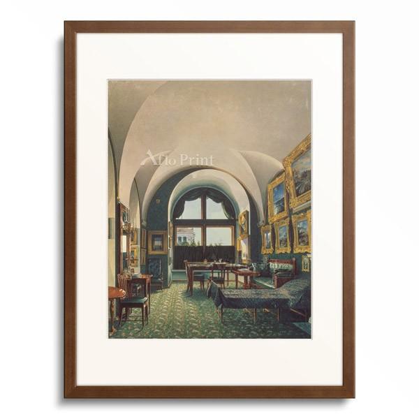 Artist: Ukhtomsky, Konstantin,1818-1881 Imagetitle: Das kleine Studio von Zar Nikolaus I. im Winterpalast von St.Petersb...