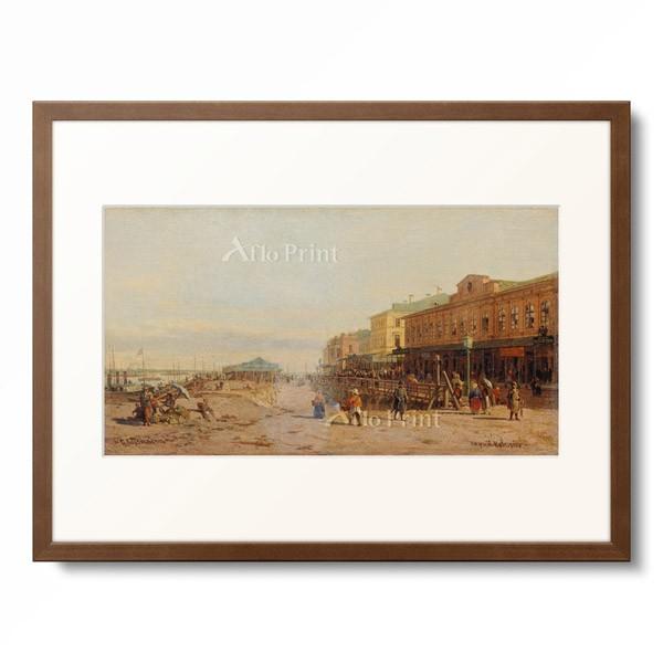 Artist: Werestschagin, Petr,1836-1886 Imagetitle: Ansicht von Nischni-Nowgorod. Dimensions: 26 x 48 cm Location: Nischni...