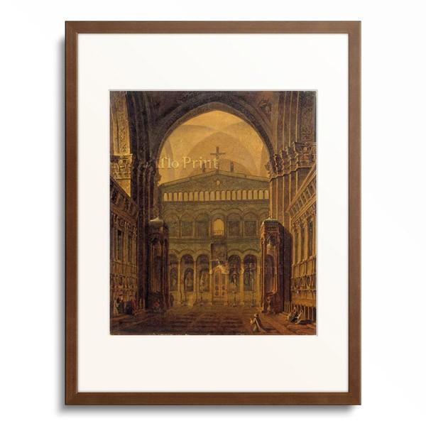 Artist: Worobjew, Maxim Nikiforowitsch,1787-1855 Imagetitle: Innenansicht des Tempels in Jerusalem. 1821. Dimensions: 67...