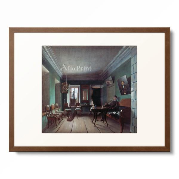 Artist: Jurov, Grigorij Wassiljew,(?)-nach 1896 Imagetitle: Interieur im Bykov-Haus. 1850-er Jahre. Dimensions: 59,8 x 6...