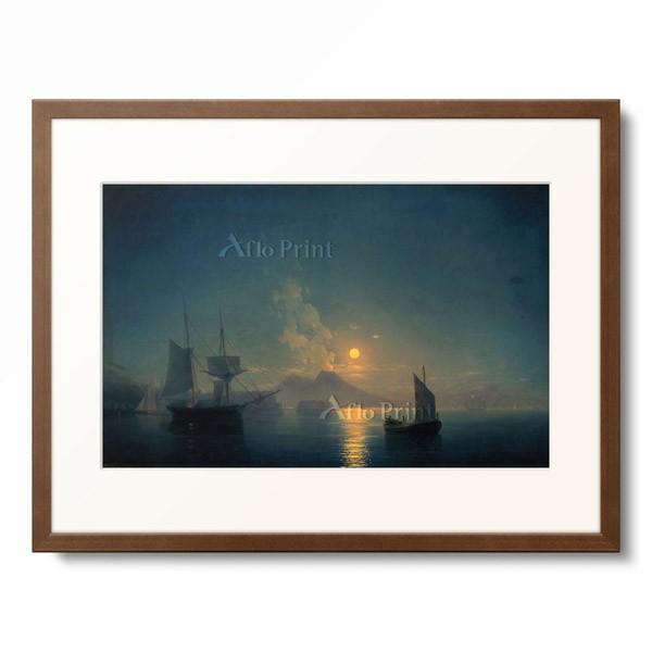 Artist: Aivazovsky, Konstantinovich Ivan,1817-1900 Imagetitle: Neapel bei Nacht. 1850. Location: Feodosien. Aiwassowskij...