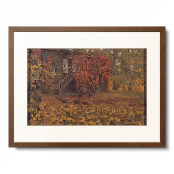 Artist: Bakhtin, Konstantin,1873 - after 1928 Imagetitle: Overgrown country house. 1909 Dimensions: 34 x 49,2 cm Medium:...