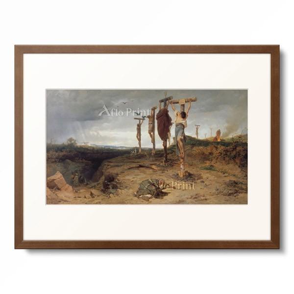 所蔵: トレチャコフ美術館Artist: Bronnikoff, Feodor Andrejew,1827-1902 Imagetitle: The Damned Field, Execution place in the Roman Em...