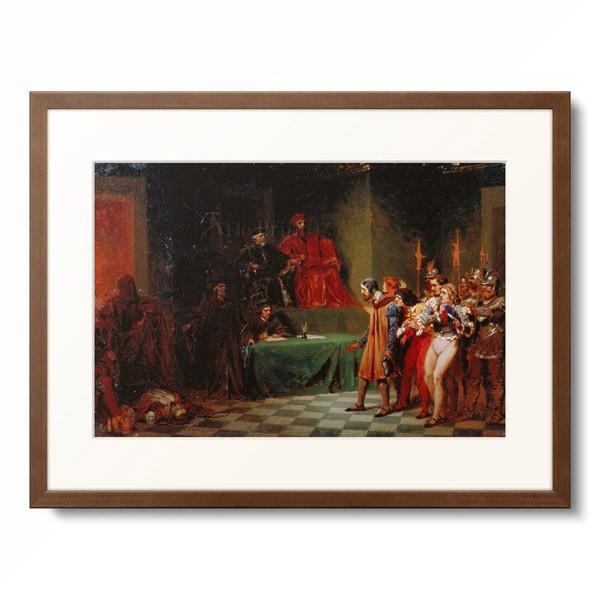 Artist: Bronnikoff, Feodor Andrejew,1827-1902 Imagetitle: Before the Judge (in Venice). Before 1886 Dimensions: 25,5 x 3...