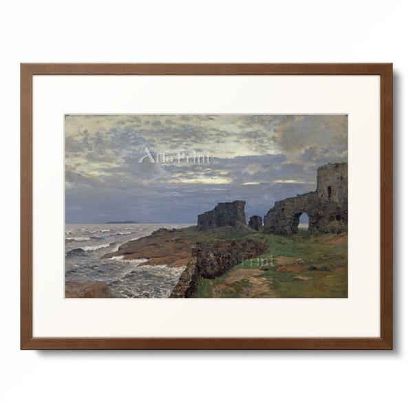 所蔵: トレチャコフ美術館Artist: Lewitan, Isaak Iljitsch,1861-1900 Imagetitle: Uberreste vergangener Zeiten im Zwieliecht (Finnland)...
