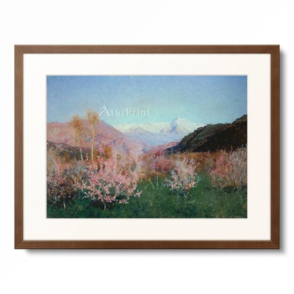 所蔵: トレチャコフ美術館Artist: Lewitan, Isaak Iljitsch,1861-1900 Imagetitle: Italienische Fruhlingslandschaft. 1890. Dimensions: 4...