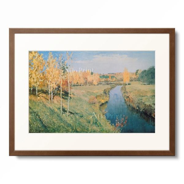 所蔵: トレチャコフ美術館Artist: Lewitan, Isaak Iljitsch,1861-1900 Imagetitle: Kleiner Fluss in herbstlicher Birkenlandschaft. 1895....