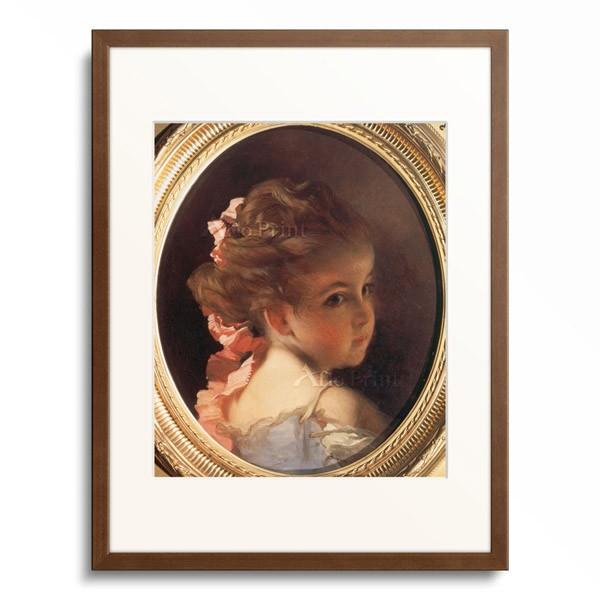 所蔵: トレチャコフ美術館Artist: Makarow, Iwan Kuzmitsch,1822-1897 Imagetitle: Portrait of a young girl. 1850s/-60s Dimensions: 48,8...