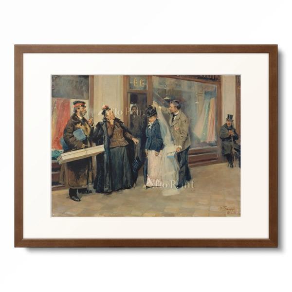 Artist: Makovskij, Wladimir J,1846-1920 Imagetitle: Selecting the dowry. 1897/1898. Dimensions: 40,5 x 54 cm Location: C...