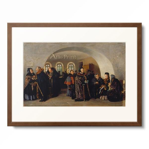 Artist: Makovskij, Konstantin Jegor,1839-1915 Imagetitle: Retirement pay. 1876. Dimensions: 52,5 x 82,5 cm Location: Nis...