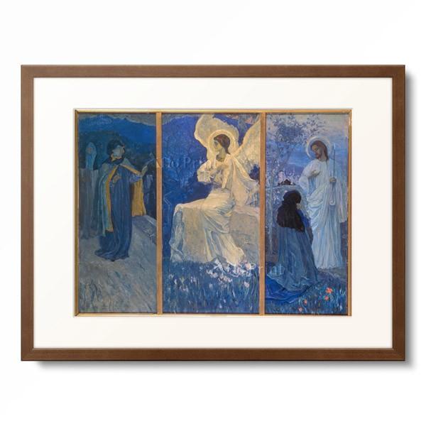 Artist: Nesterow, Michail Wassiljew,1862-1942 Imagetitle: The Resurrection Triptych. 1922 Dimensions: 79 x 101 cm Locati...