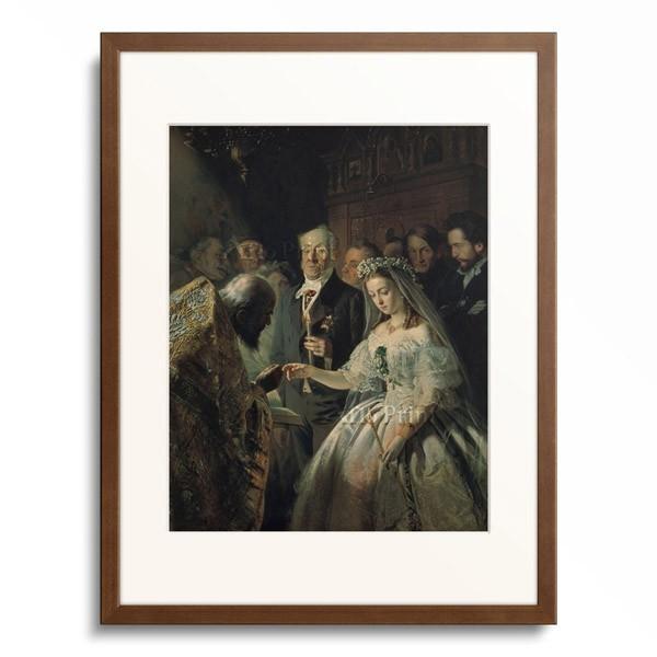 所蔵: トレチャコフ美術館Artist: Pukirev, Wassilij,1832-1890 Imagetitle: Die sonderbare Hochzeit. 1862. Dimensions: 173 x 136,5 cm L...