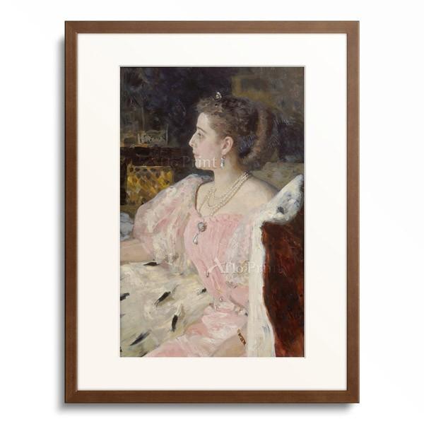Artist: Repin, Ilja Efimowitsch,1844-1930 Imagetitle: Portrait of Princess Natalia Golovina. 1896. Dimensions: 90 x 59 c...