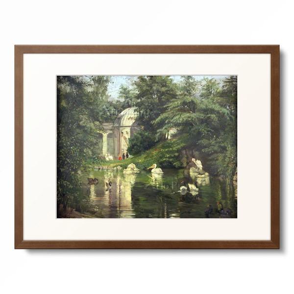 Artist: Meyerhof, Agnes,1858-1942 Imagetitle: Schwanenteich. Dimensions: 39,8 x 50 cm Medium: Pappe Location: Stadel Mus...