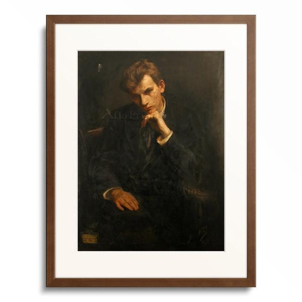 Artist: Wehl, Isabella Imagetitle: Portrait of Hans Pfitzner (composer). 1893 Dimensions: 93 x 69,7 cm Medium: Pappe