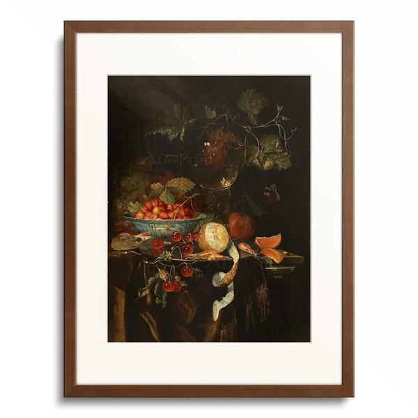 Artist: Loeding,Harmen,ca. 1637 - after 1673 Imagetitle: Stilleben mit Fruchten und einer chinesischen Porzellanschussel...