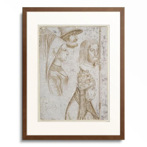 Artist: Holbein, Hans d.A. (studio),at 1465-1524 Imagetitle: Four portraits (Copy after the left wing of the Altar of th...