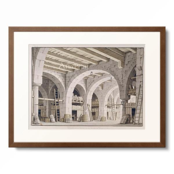 Artist: Fuentes, Giorgio,1756-1821 Imagetitle: Repository. Decoration of the Opera "Corsar". Dimensions: 36,3 x 51,2 cm ...