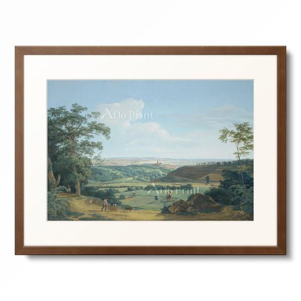 Artist: Radl, Anton,1774-1852 Imagetitle: Kronberg in Taunus. Dimensions: 58,5 x 84,5 cm Medium: Gouache Location: Stade...