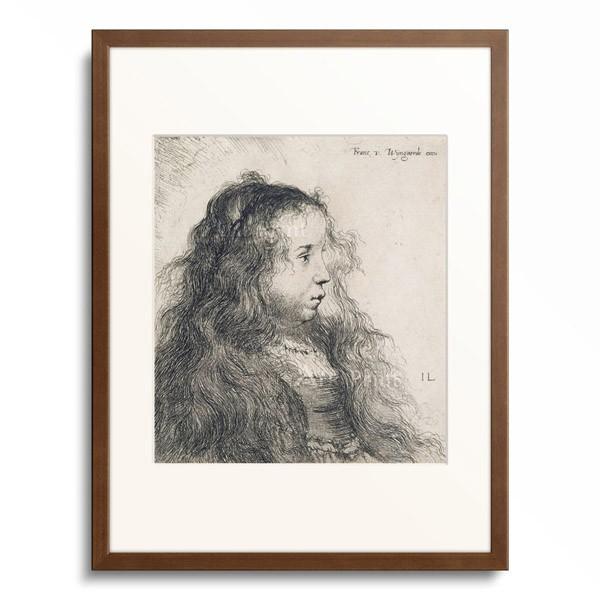 Artist: Lievens, Jan,1607-1674 Imagetitle: Portrait of a Young Woman, Looking to the Right. Dimensions: 16,2 x 14,3 cm M...