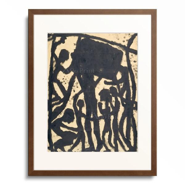 Artist: Soutter, Louis,1871-1942 Imagetitle: Le catafalque sans pesanteur (The catafalque without Gravity). About 1937-1...