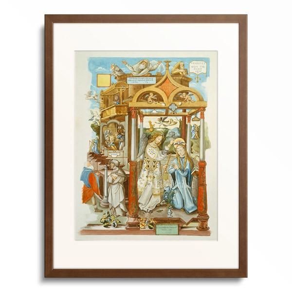 Artist: Bauer, Johann Balthasar Imagetitle: The Annunciation to Mary. Location: Graphische Sammlung,Stadel Museum Frankf...