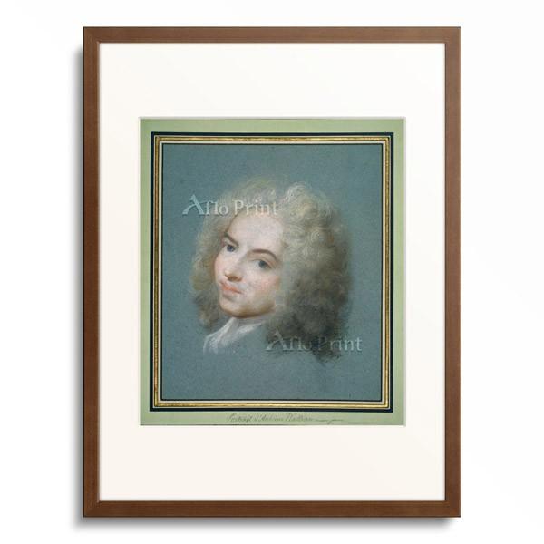 Artist: Carriera, Rosalba,1675-1757 Imagetitle: Portrait of Jean-Antoine Watteau.(?) Dimensions: 26,5 x 22,8 cm Medium: ...