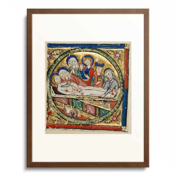 Artist: Master, St. Katharinenthal and Hochrhein,14th century Imagetitle: Christ's entombment: Miniature from the "Katha...
