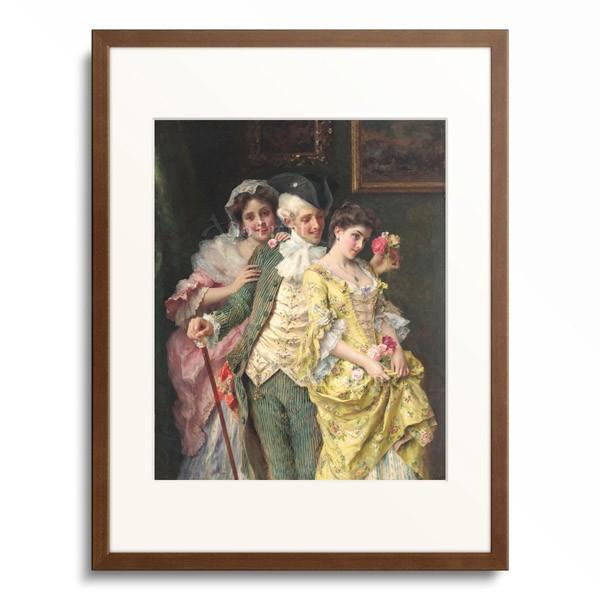 Artist: Andreotti, Federigo,1847-1930 Imagetitle: Flirtation. Dimensions: 73,7 x 60,3 cm Medium: Oil/Canvas Location: Ch...