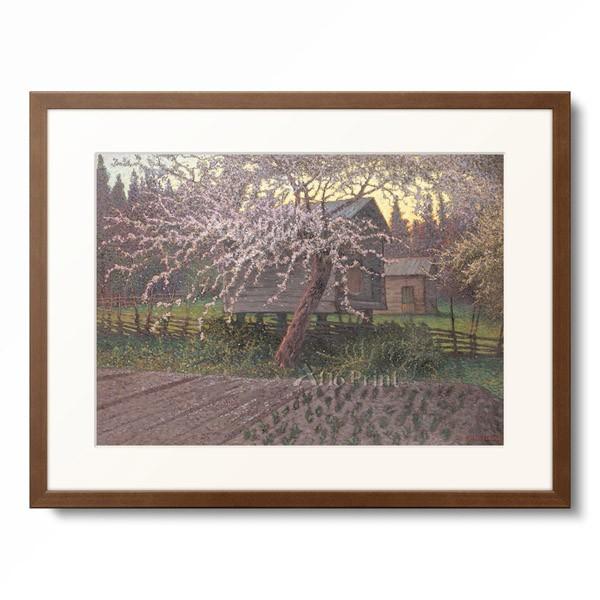 Artist: Schultzberg, Anshelm,1862-1945 Imagetitle: Midsummer Night in Dalecarlia, Sweden. Dimensions: 121 x 166 cm Mediu...