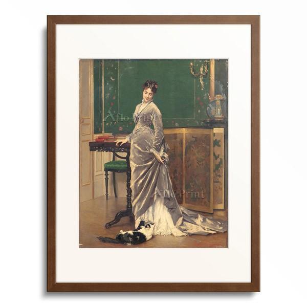 Artist: Jonghe, Gustave Leonhard de,1829-1893 Imagetitle: A Playful Moment. Dimensions: 60 x 47,5 cm Medium: Oil Locatio...