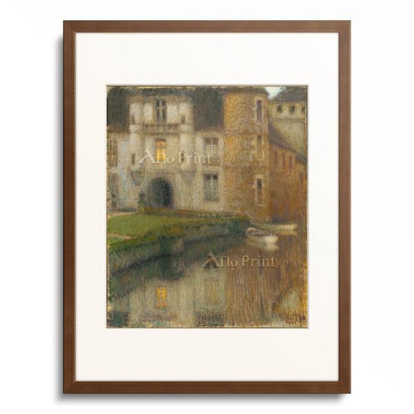 Artist: Le Sidaner, Henri,1862-1939 Imagetitle: Maintenon Castle. 1903 Dimensions: 46 x 38 cm Medium: Pastel/Paper Locat...