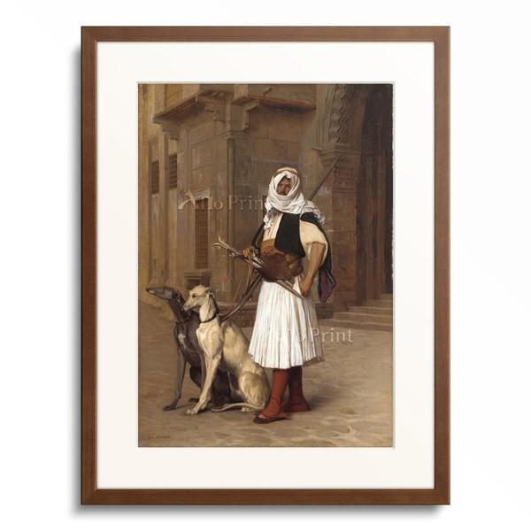 Artist: Gerome, Jean-Leon,1824-1904 Imagetitle: Anaute with two Whippets. 1867 Dimensions: 35,6 x 24,8 cm Medium: Ol/Hol...