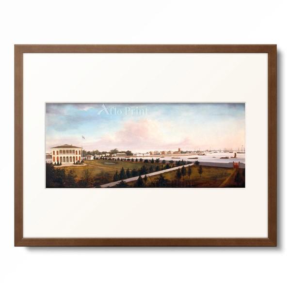 Artist: Chinese School,Mid 19th century Imagetitle: The British Consulate and Gardens on the Bund in Shanghai, with a Vi...