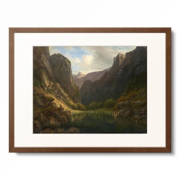 Artist: Morgenstern, Carl,1811-1893 Imagetitle: Bergsee. 1834 Dimensions: 57,5 x 74,0 cm Medium: oil on canvas Location:...