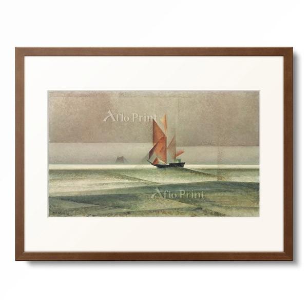 Artist: Feininger, Lyonel,1871-1956 Imagetitle: Schooner on the Baltic Sea. 1924 Dimensions: 42,7 x 72 cm Medium: oil/ca...