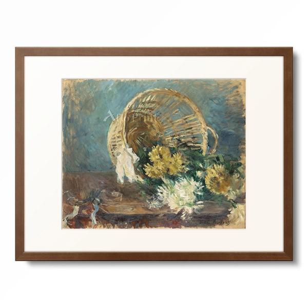 作家名： ベルト・モリゾ ( 1841年 - 1895年 ) フランスの画家ジャンル： 印象派 Artist: Morisot, Berthe,1841-1895 Imagetitle: Chrysanthemums or the over...