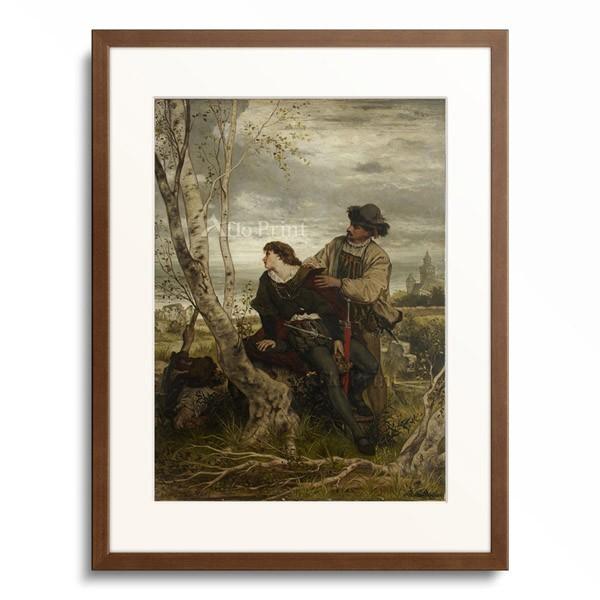 Artist: Muller, Victor,1830-1871 Imagetitle: Hamlet und Horatio auf dem Kirchhof. 1868 Dimensions: 212,0 x 154,0 cm Medi...
