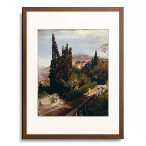 Artist: Achenbach, Oswald,1827-1905 Imagetitle: The Villa d'Este. 1897 Dimensions: 46 x 37,5 cm Medium: Oil/Wood Locatio...