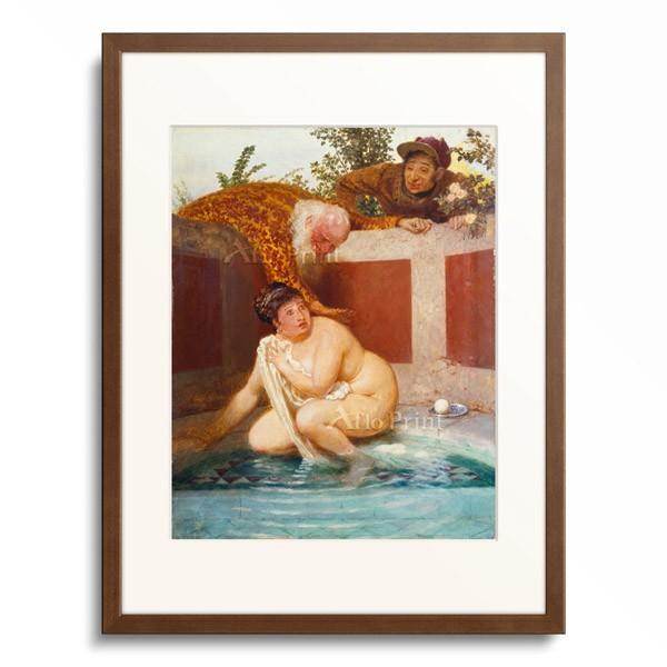 作家名： アルノルト・ベックリン ( 1827年 - 1901年 ) 国籍： スイス ジャンル： 象徴主義 Artist: Bocklin, Arnold,1827-1901 Imagetitle: Susanna bathing. 188...