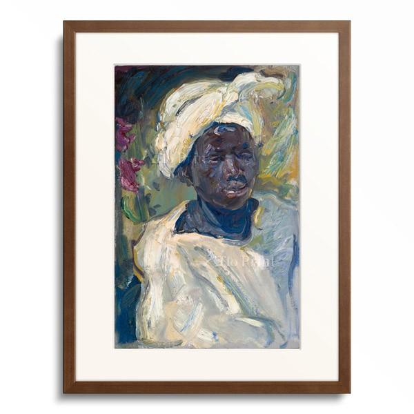 作家名：マックス・スレフォークト (1868年-1932年)国籍：ドイツ ジャンル ：印象派 Artist: Slevogt, Max,1868-1932 Imagetitle: Black Boy Mursi. 1914 Dimensio...