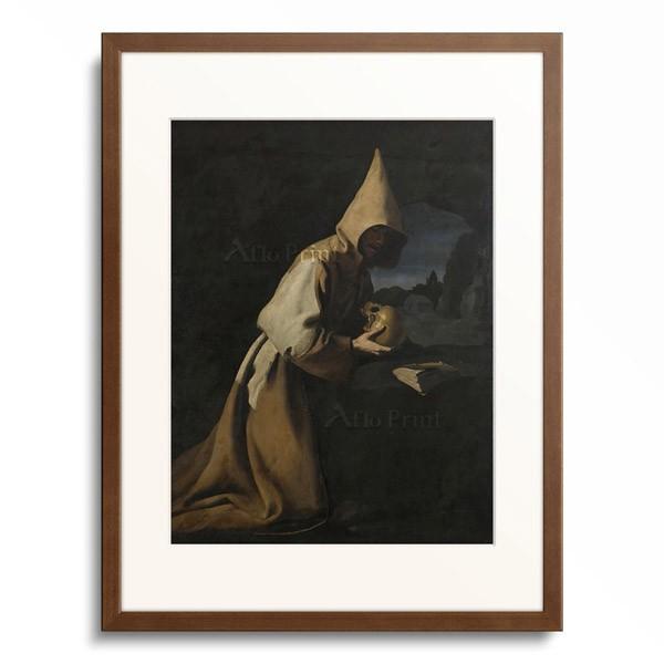 所蔵：クンストパラスト美術館Artist: Zurbaran y Salazar, Francisco,and workshop Imagetitle: Saint Francis of Assisi. 1640 Dimensions: 1...