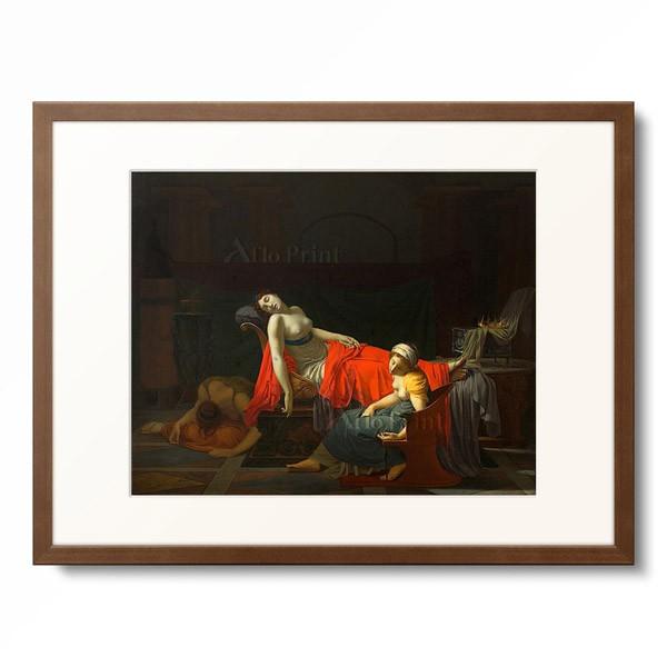 所蔵：クンストパラスト美術館Artist: Regnault, Jean-Baptiste,1754-1829 Imagetitle: The Death of Cleopatra. 1796/1797 Dimensions: 64,5 x...