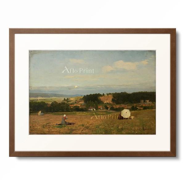 所蔵：クンストパラスト美術館Artist: Kroner, Christian,1838 - 1911 Imagetitle: Walkenried. 1889 Dimensions: 17,8 x 26,8 cm Medium: oil ...