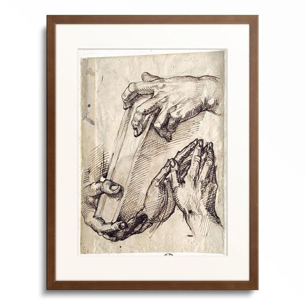 所蔵：クンストパラスト美術館Artist: Passarotti, Bartolomeo,1529-1592 Imagetitle: Study of two pairs of hands. Around 1582/83 Dimension...