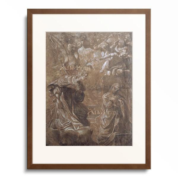 所蔵：クンストパラスト美術館Artist: Carracci, Lodovico,1555-1619 Imagetitle: Annunciation. Around 1616 Dimensions: 56 x 42,8 cm Medium...