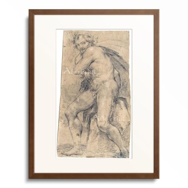 所蔵：クンストパラスト美術館Artist: Carracci, Lodovico,1555-1619 Imagetitle: Male nude (Hercules?). Around 1588/90 Dimensions: 40,8 x ...