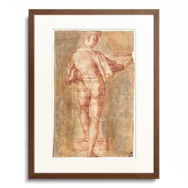 所蔵：クンストパラスト美術館Artist: Bandinelli, Baccio,1493-1560 Imagetitle: Standing male figure seen from the back, carrying a bowl....