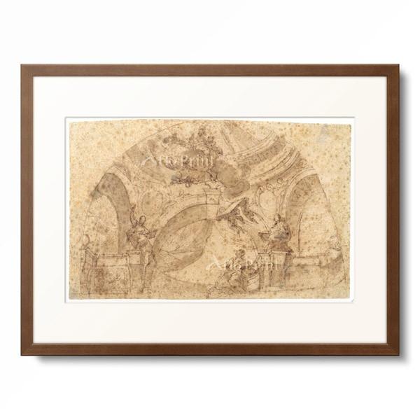 所蔵：クンストパラスト美術館Artist: Carlone, Giovanni Andrea,1636-1697,(?) Imagetitle: Decoration for a dome. Around 1681 Dimensions: ...
